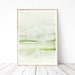 Light Green Painting Set of 2, Abstract Watercolor Print, Printable Art ...