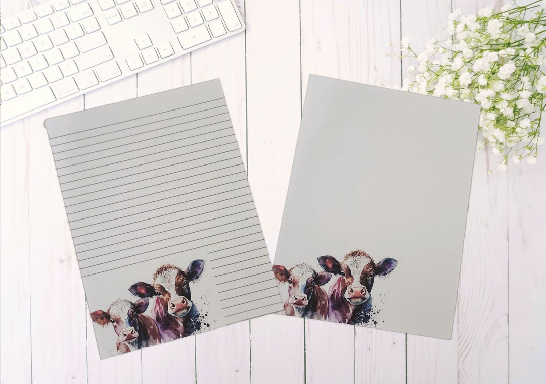Cow Notepads - Etsy