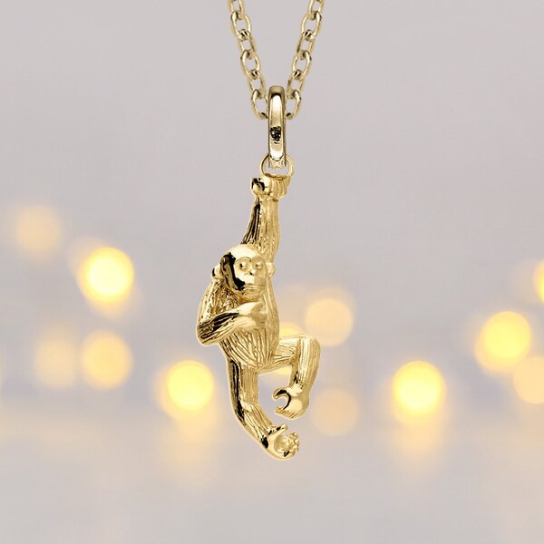 Monkey Necklace - Etsy UK