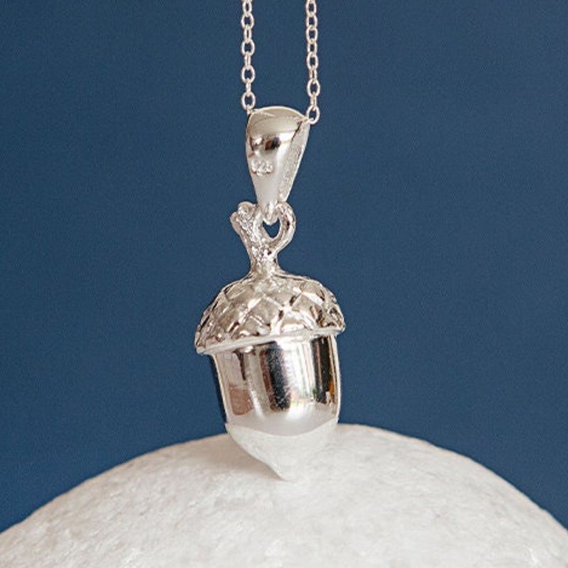 Acorn Necklace - Etsy