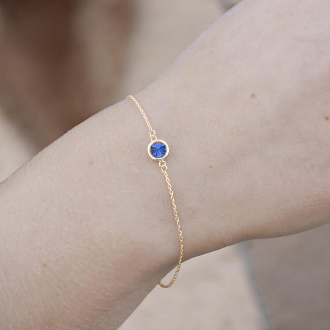 Etsy sapphire bracelet store