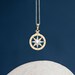 9ct Mixed Gold Compass Necklace - Etsy