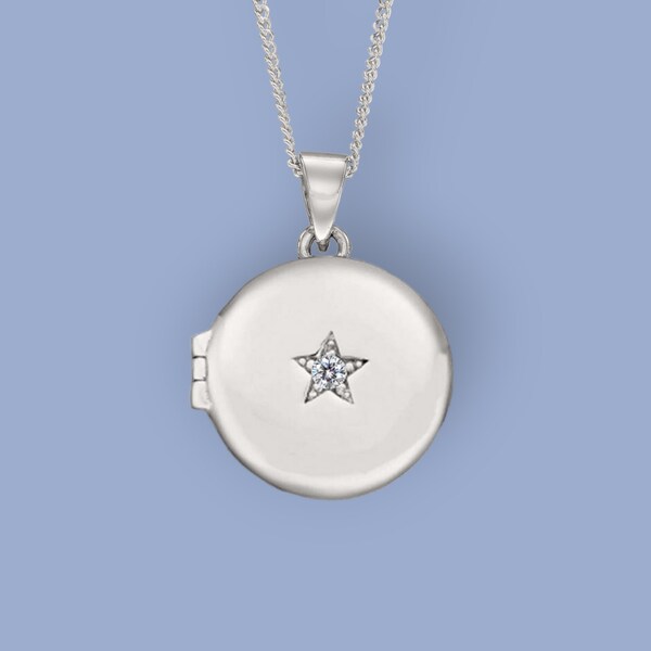 Large Silver Locket - Etsy