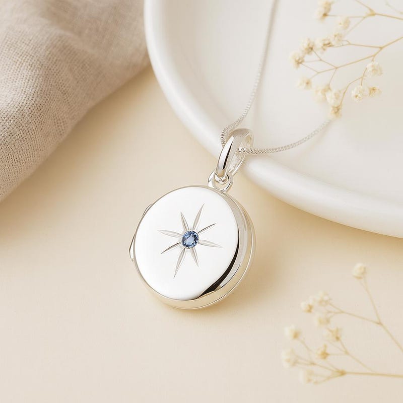 Birthstone Locket - Etsy