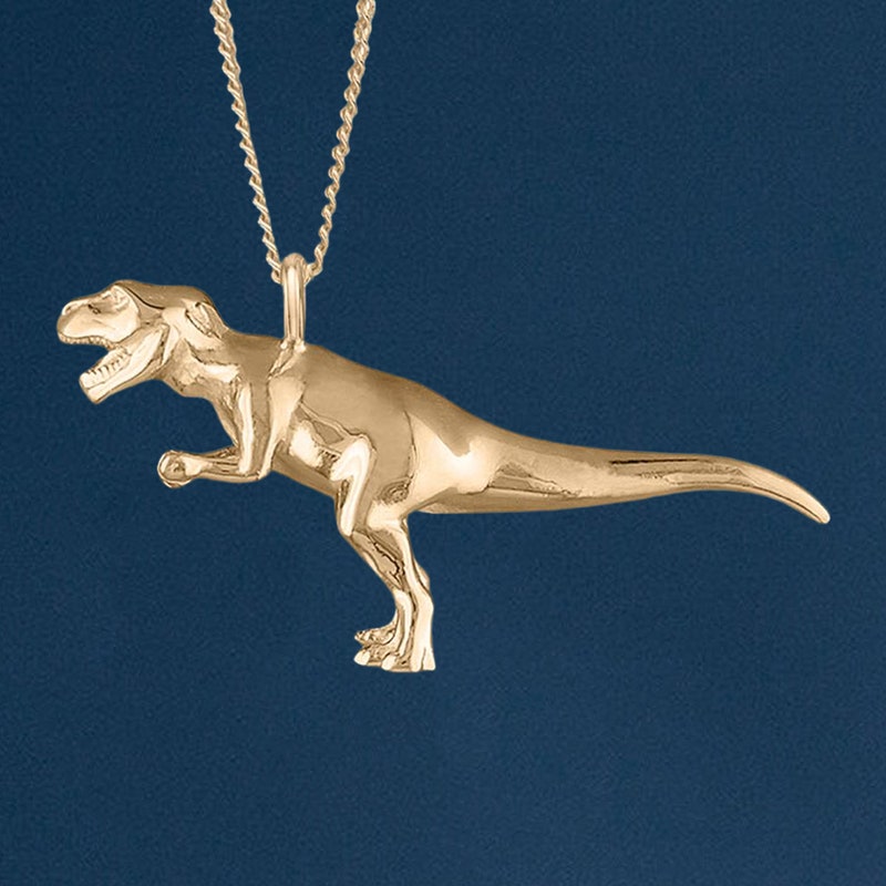 Dinosaur Necklace - Etsy