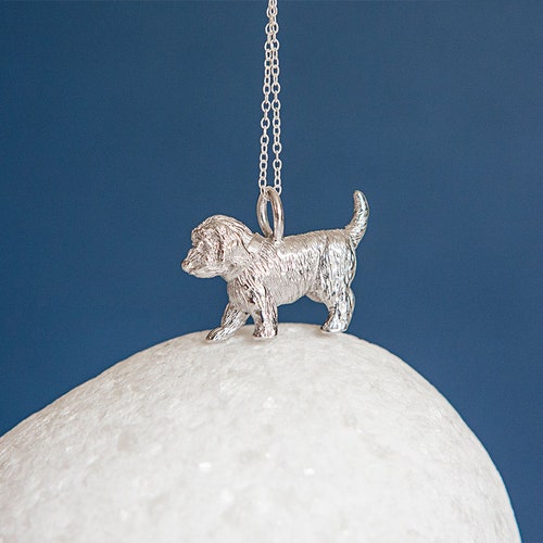 Cockapoo Necklace Engrave Pendant Sterling Silver Charm - Etsy