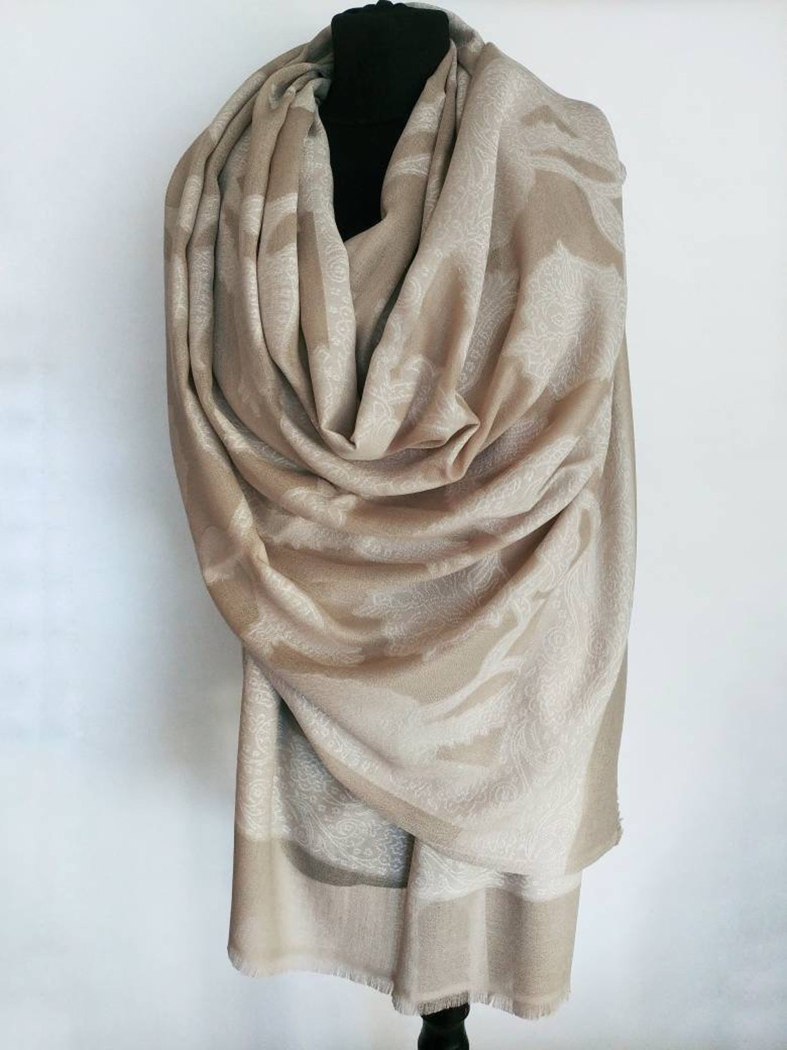 Turkish Tulip Shawl Grey Turkish Tulip Pashmina Scarf Boho Oversized ...