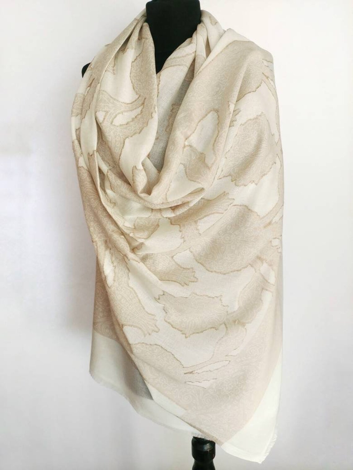 Turkish Tulip Shawl Grey Turkish Tulip Pashmina Scarf Boho Oversized ...