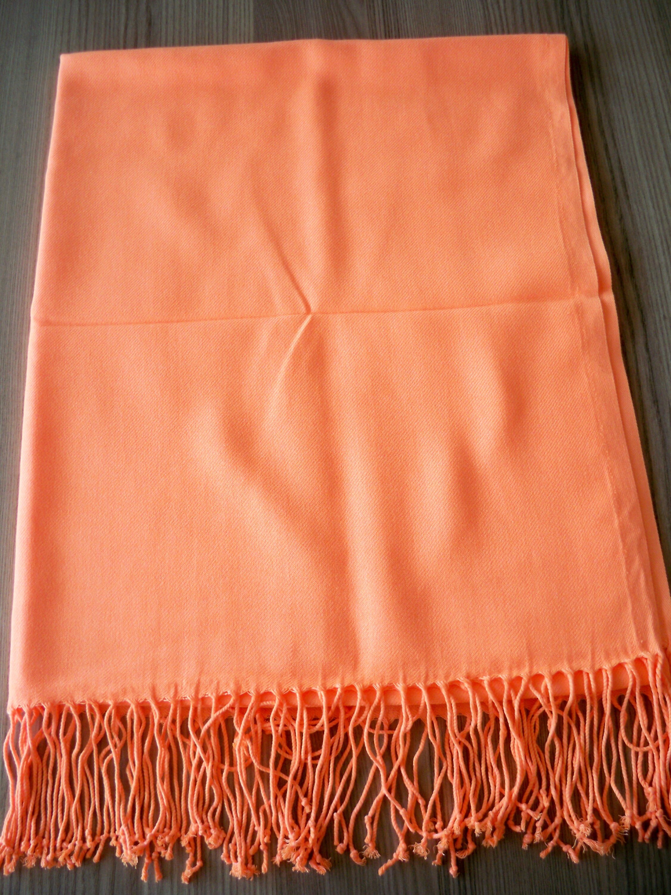 Neon Orange Pashmina Scarf Orange Shawl Orange Wrap Orange - Etsy