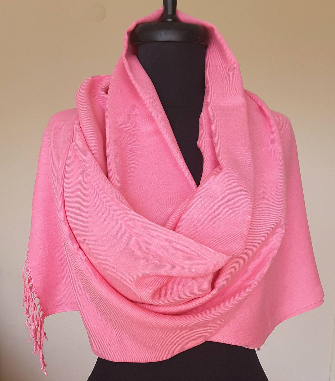 Rose Pashmina Écharpe Rose Châle Rose Wrap Rose Écharpe - Etsy France