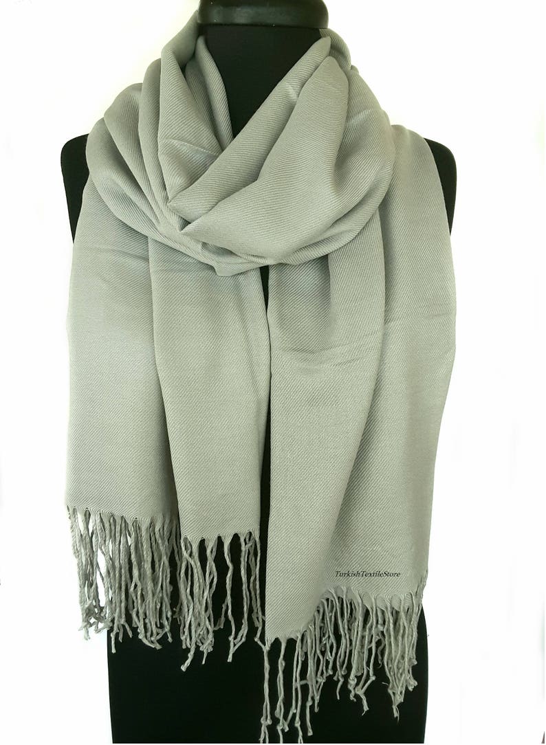 Pashmina Sage Green Scarf Wedding Guest Shawl Wrap Bridesmaids Gift ...