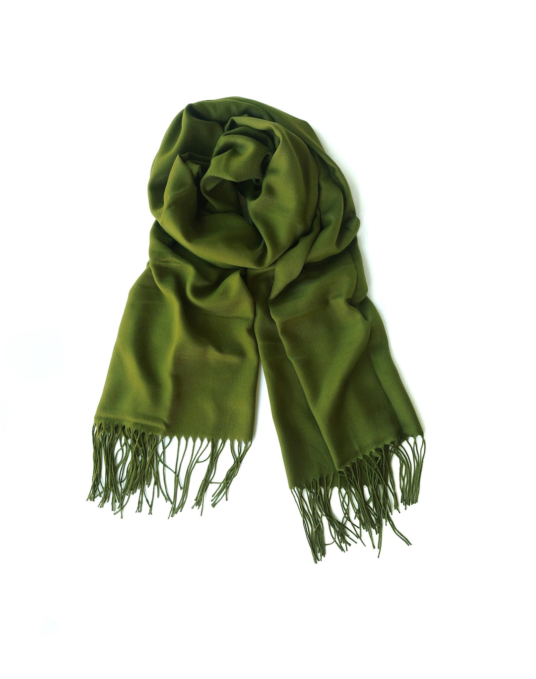 Olive Green Pashmina Olive Scarf Green Shawl Green Wrap Green Scarf ...