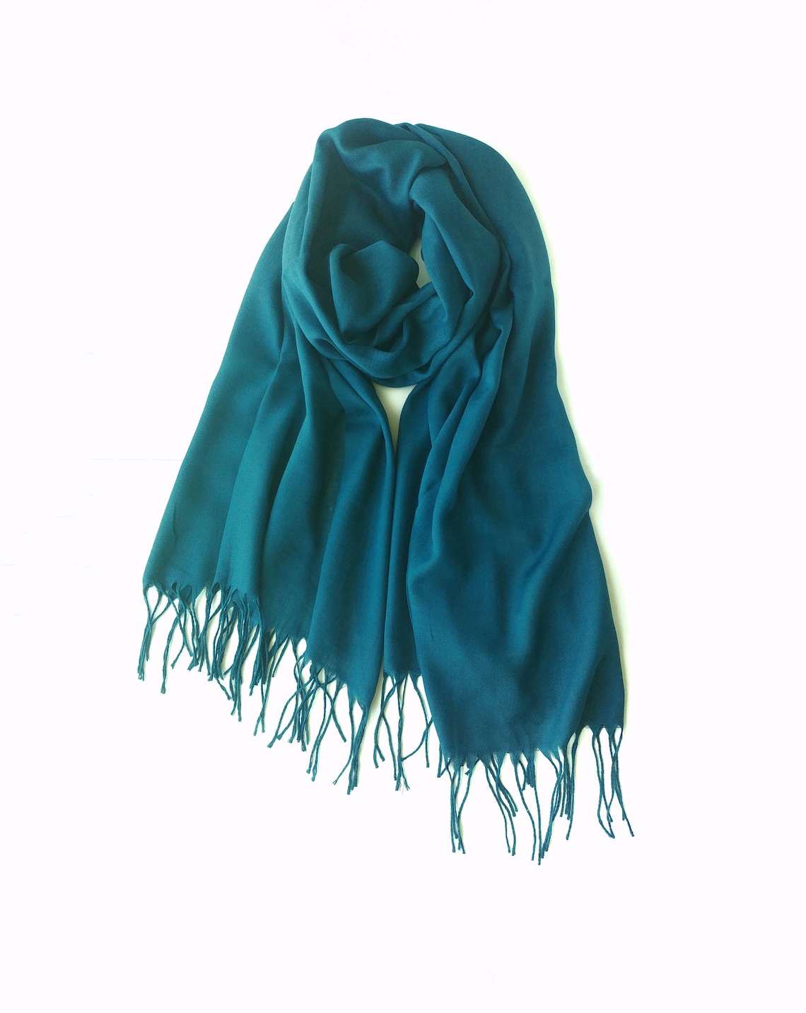 Dark Teal Pashmina Shawl Teal Wedding Pashmina Scarf Teal Head - Etsy ...