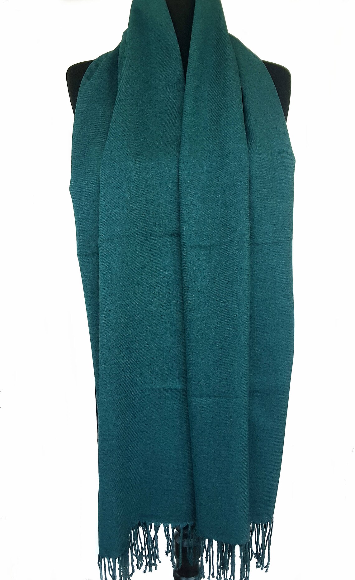 Teal BLUE Pashmina Scarf Teal Shawl Teal Wrap Teal Scarf | Etsy