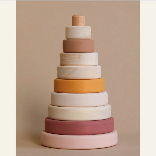 Wooden Ring Stacker - Etsy