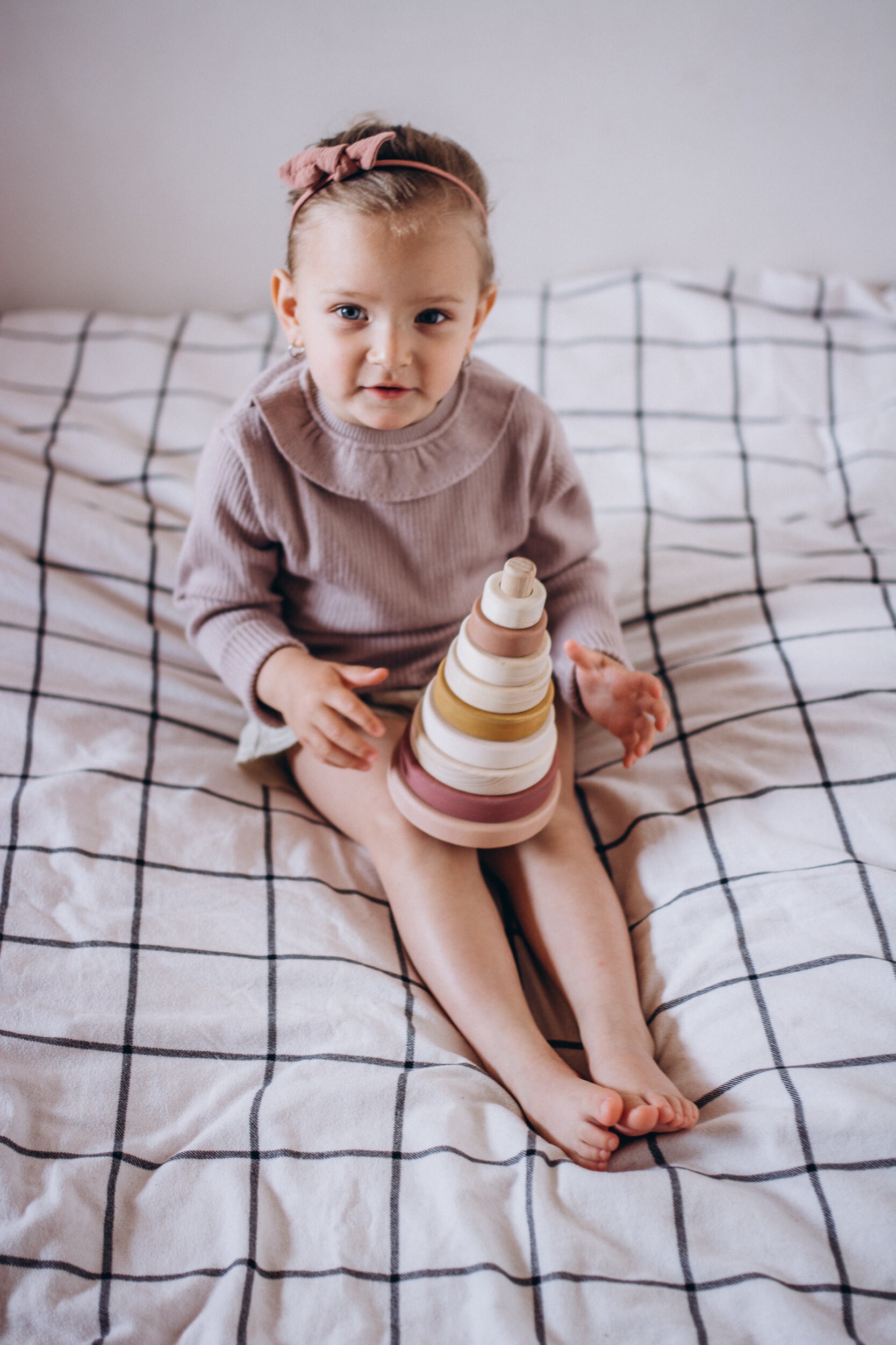 Wooden Ring Stacker Toy Stacking Toy Baby Gift Stacking Rings | Etsy