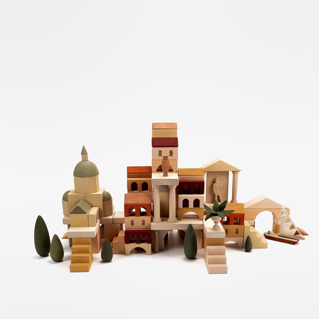 Wooden Baby Toys Building Blocks Christening Gifts - Etsy