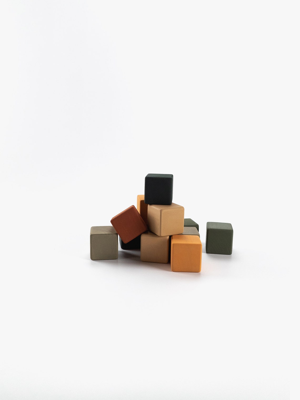 Wooden Blocks Jungle Mini Set of Blocks - Etsy