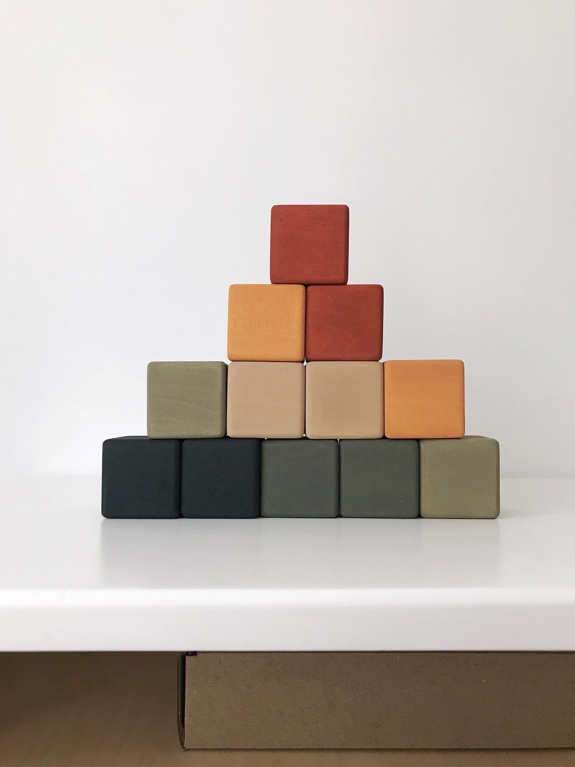 Wooden Blocks Jungle Mini Set of Blocks | Etsy