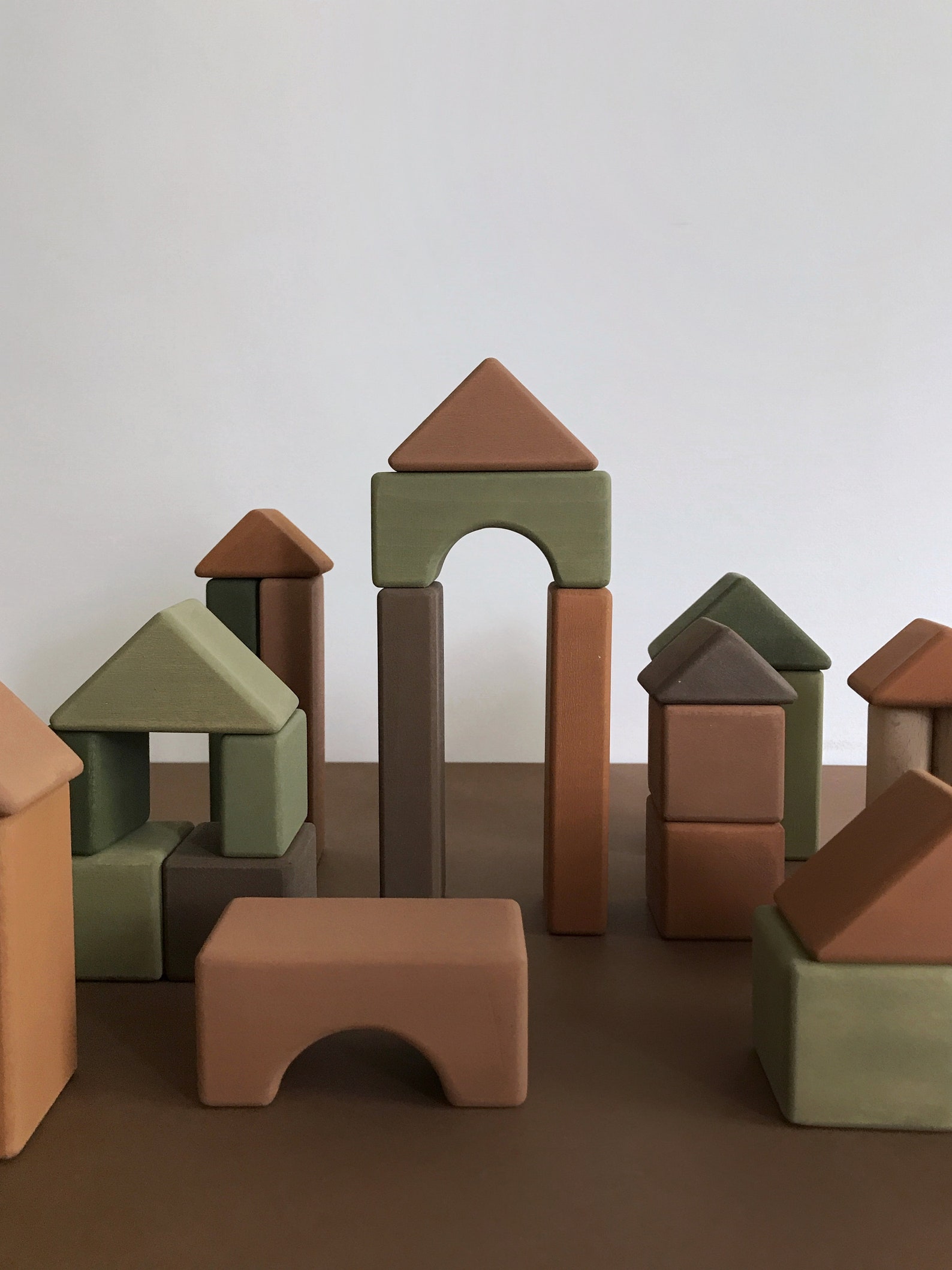 Wooden Bocks Set Castle Wooden Stack Toy Eco Toys for Children | Etsy