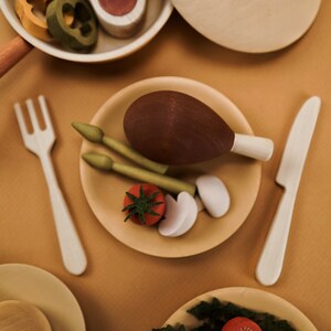 Play Food Set: Wooden Food Toy Sets | Wooden Toys for Kids | Kitchen ...