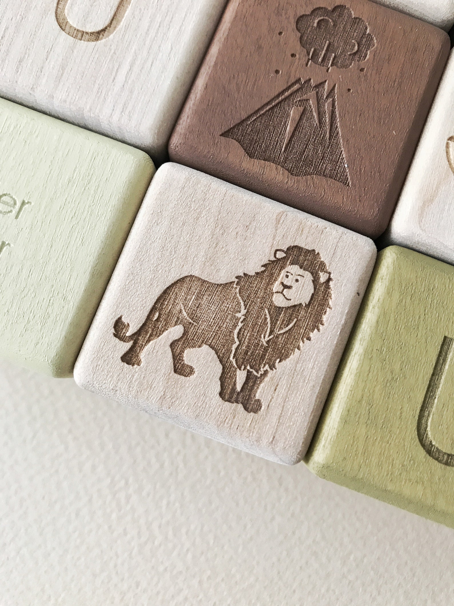 German Alphabet Blocks Set of Cubes for Children ABC Deutsch - Etsy