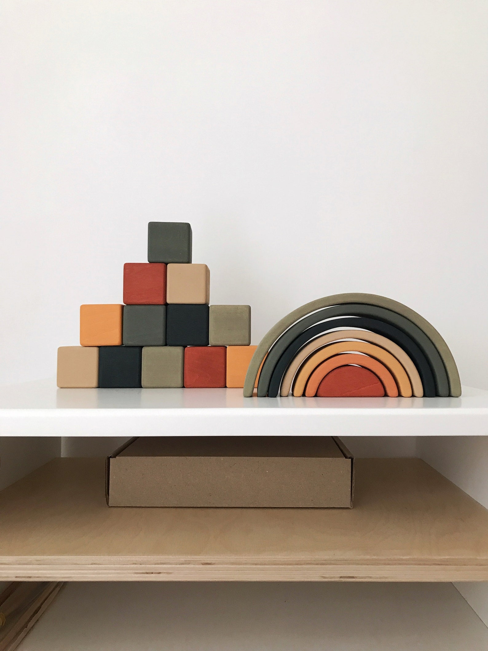 Wooden blocks Jungle Mini set of blocks | Etsy