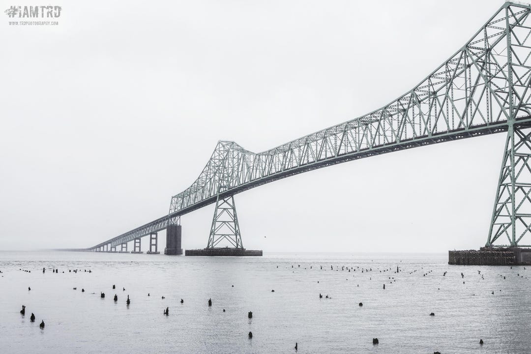 Astoria Megler Bridge Wall Art - Astoria Megler Bridge Photo Print ...