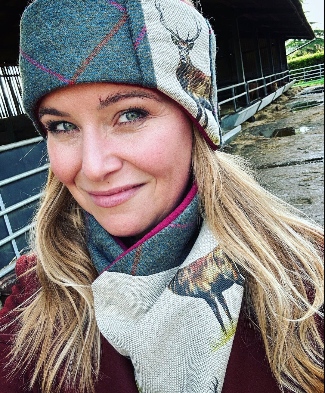 Royal Red Stag Ear Warmer Horse Riding Equestrian Equine Hunting Rider ...