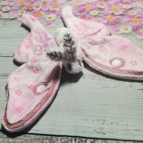 Sakura Moth Plush - Etsy