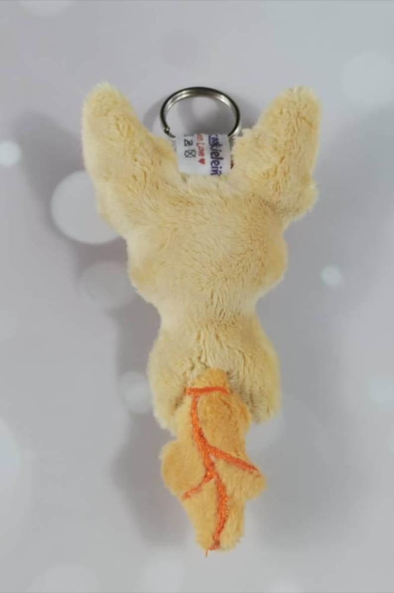 Cute Leafeon Custom Fanart Plush Keychain | Etsy