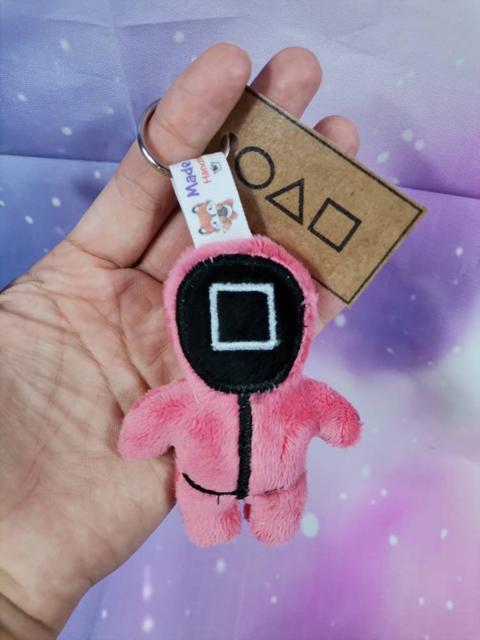 Squid Game Worker /guard Custom Fanart Plush Keychain - Etsy Singapore