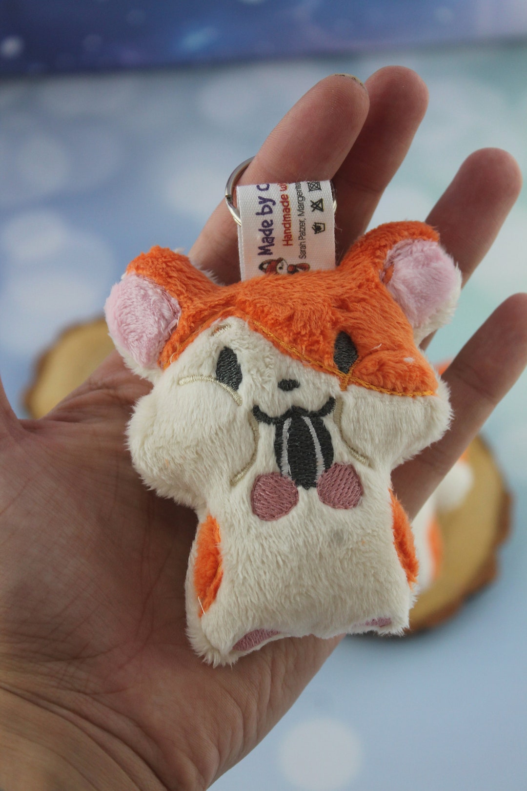Hamtaro Custom Fanart Plush Keychain - Etsy