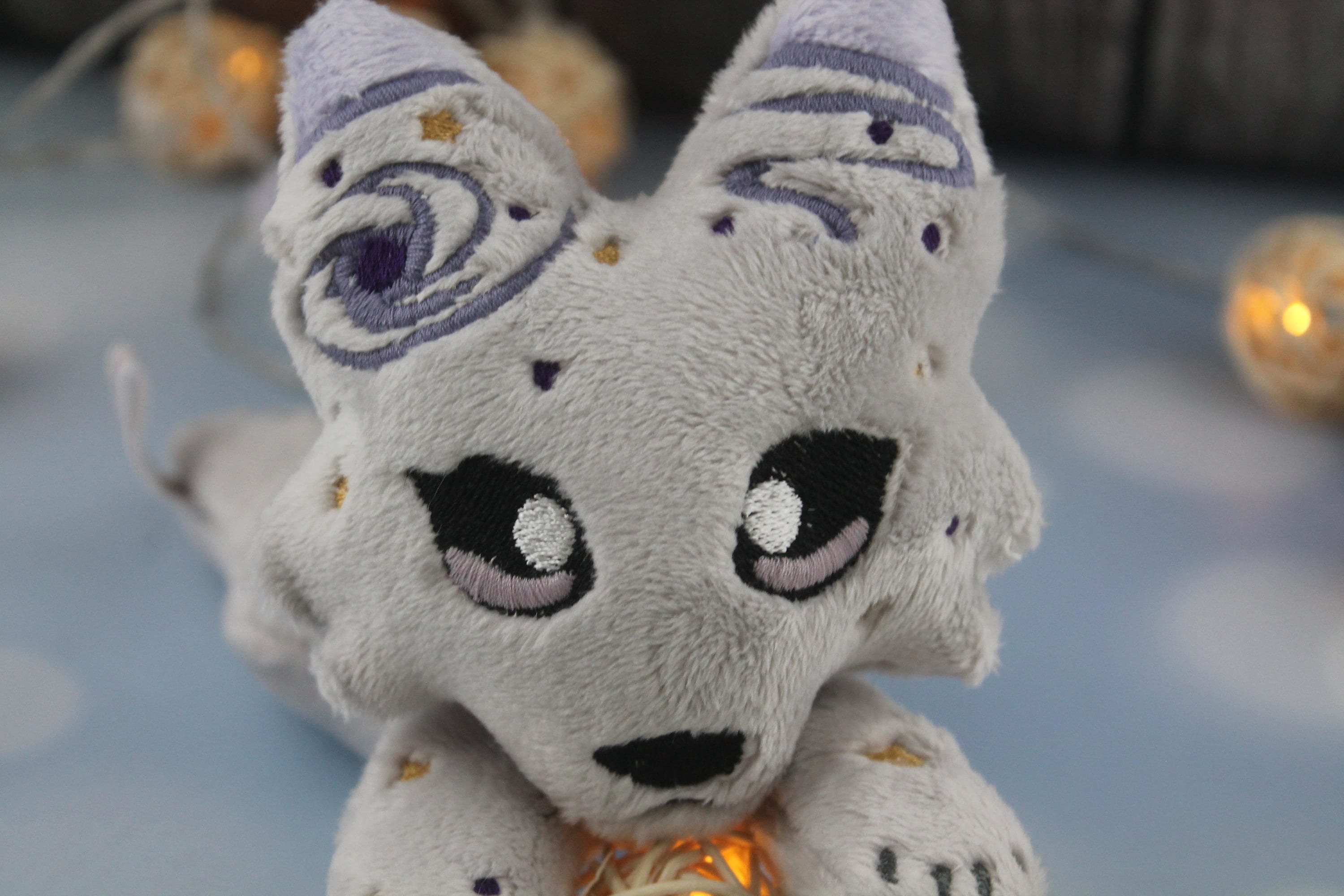 Galaxy Wolf Plush - Etsy