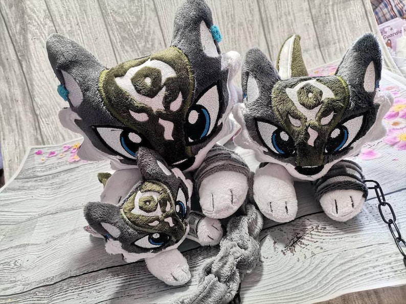 Custom Fanart Wolf Link Plushie Beanie Legend Inspired - Etsy