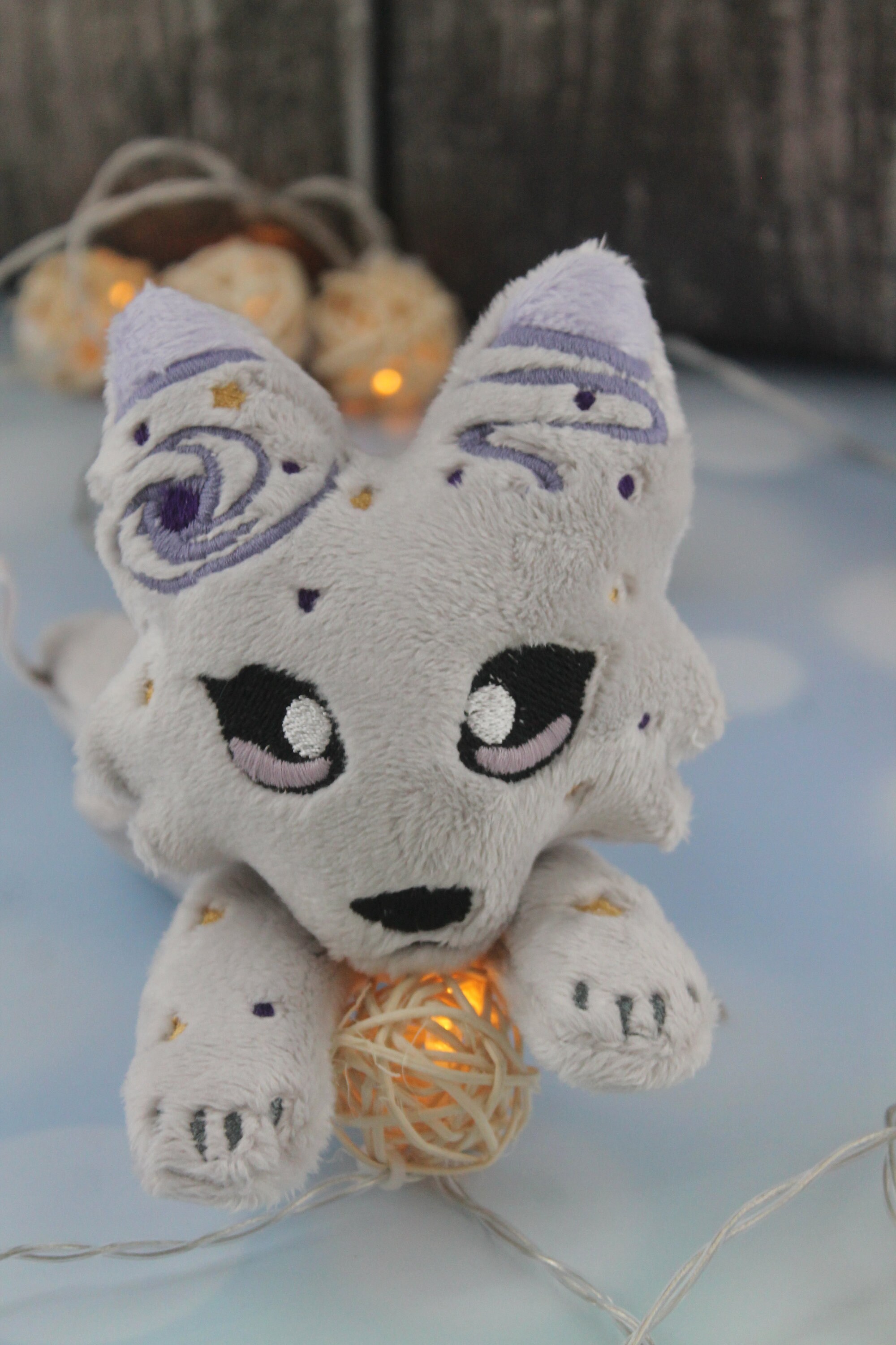 Galaxy Wolf Plush | Etsy