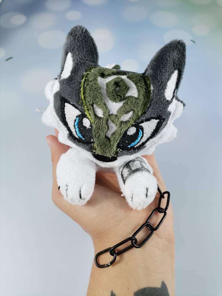 Custom Fanart Wolf Link Plushie Beanie Legend Inspired | Etsy