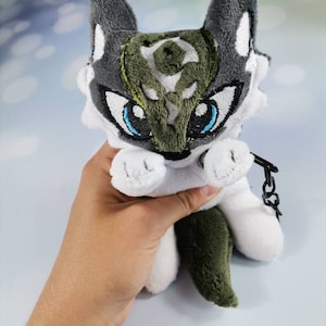 Custom Fanart Wolf Link Plushie Beanie, Legend, Inspired Plushie, Made ...