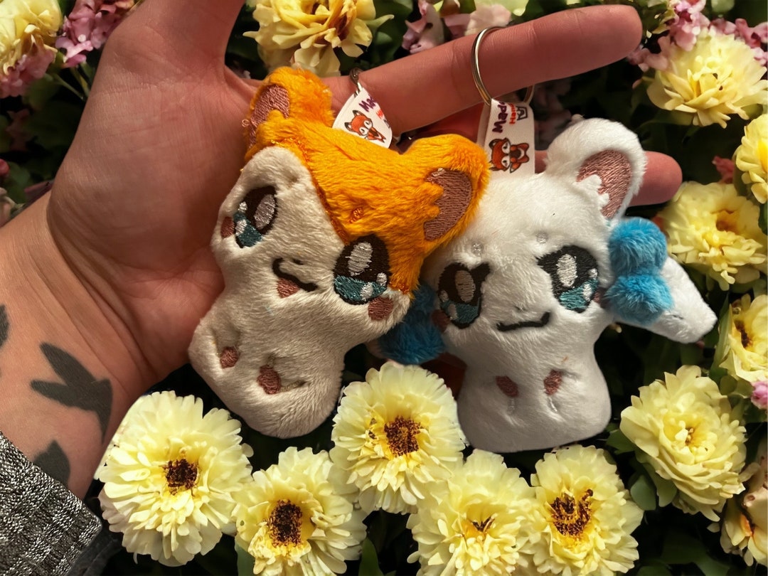 Hamtaro&bijou Custom Fanart Plush Keychain - Etsy