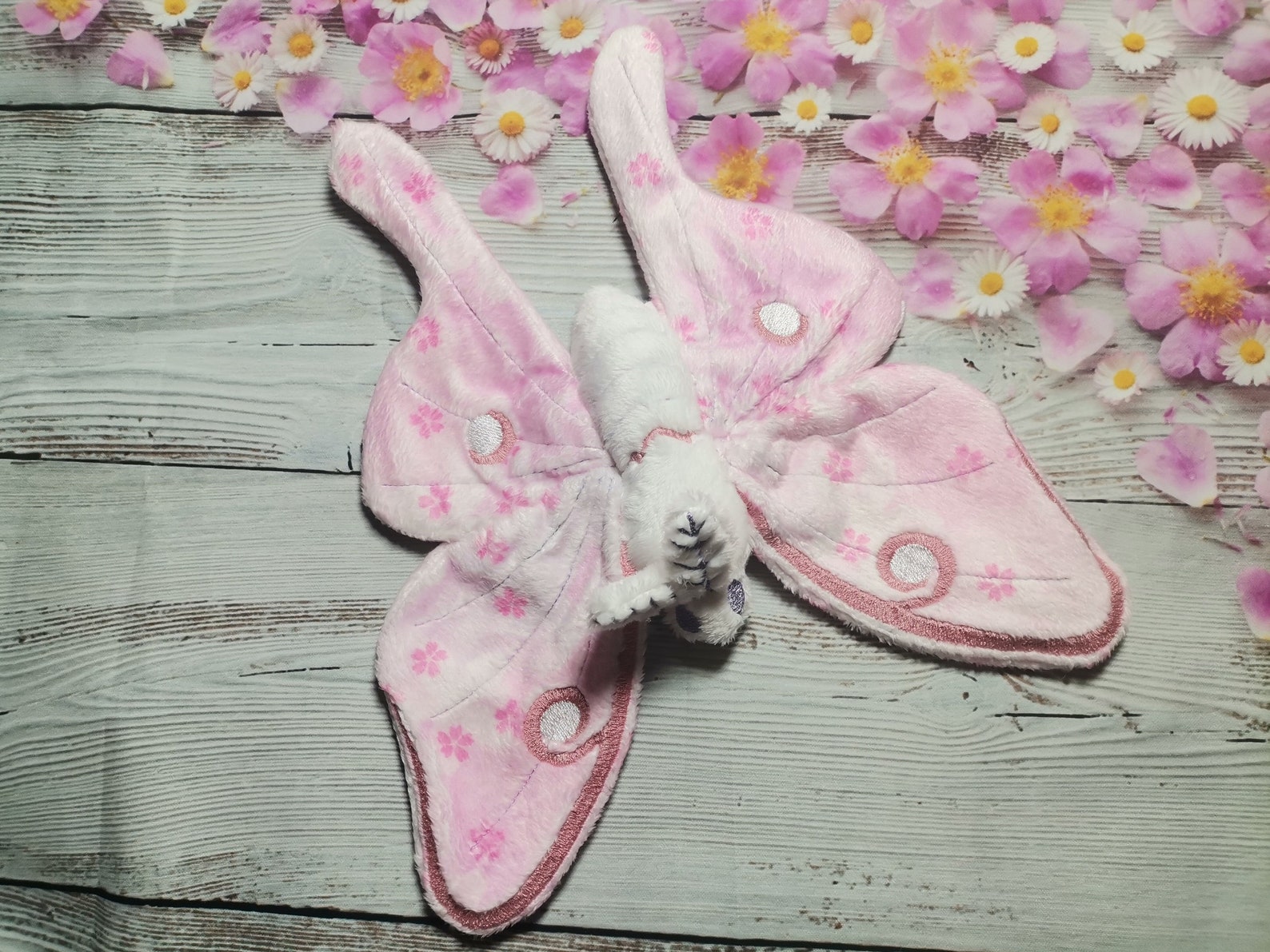 Sakura Moth Plush - Etsy