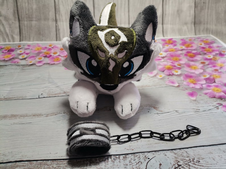 Custom Fanart Wolf Link Plushie Beanie Legend Inspired - Etsy