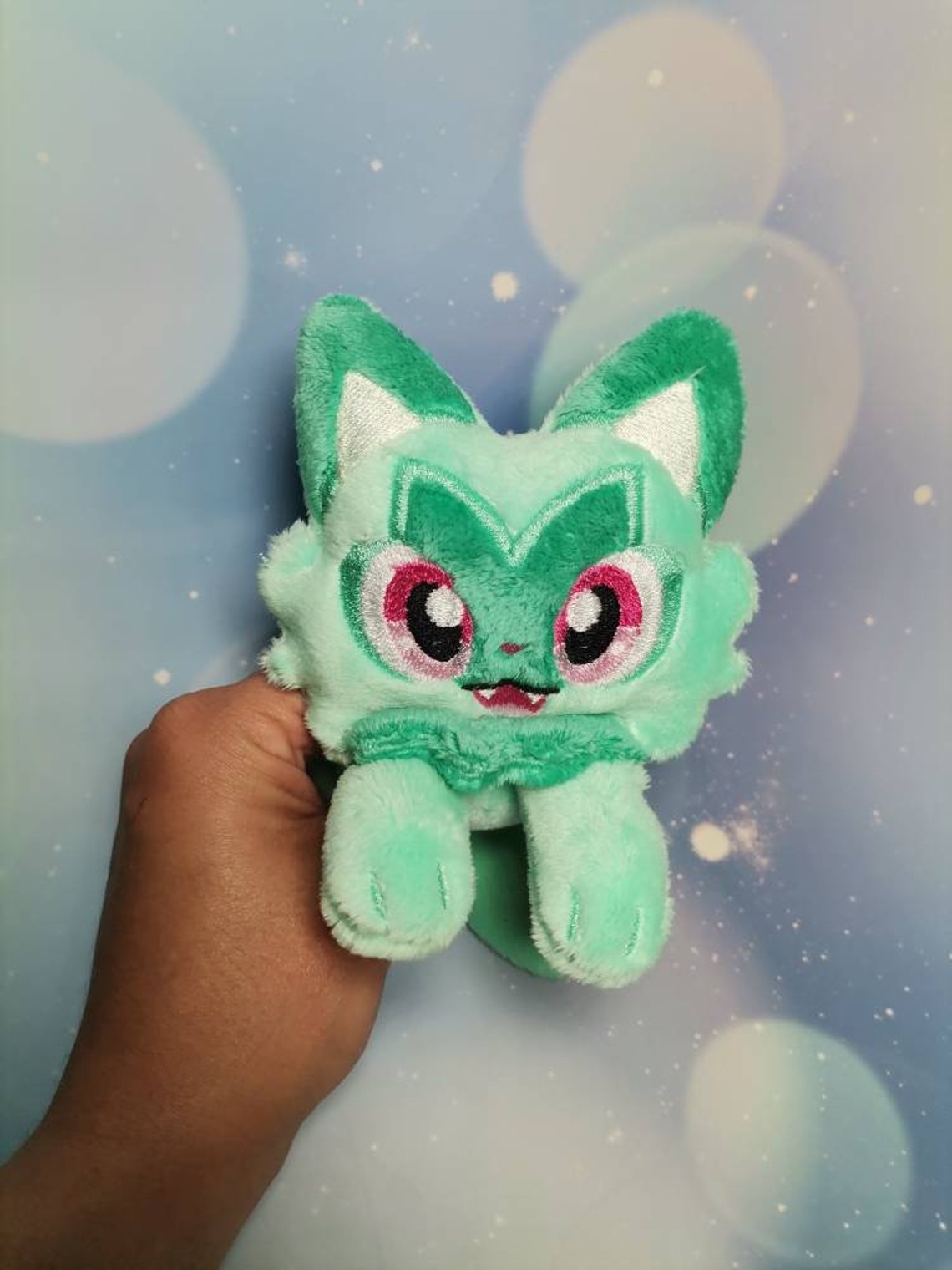 Cute Gen 9 Gras Starter Sprigatito Custom Fanart Plush Made to | Etsy