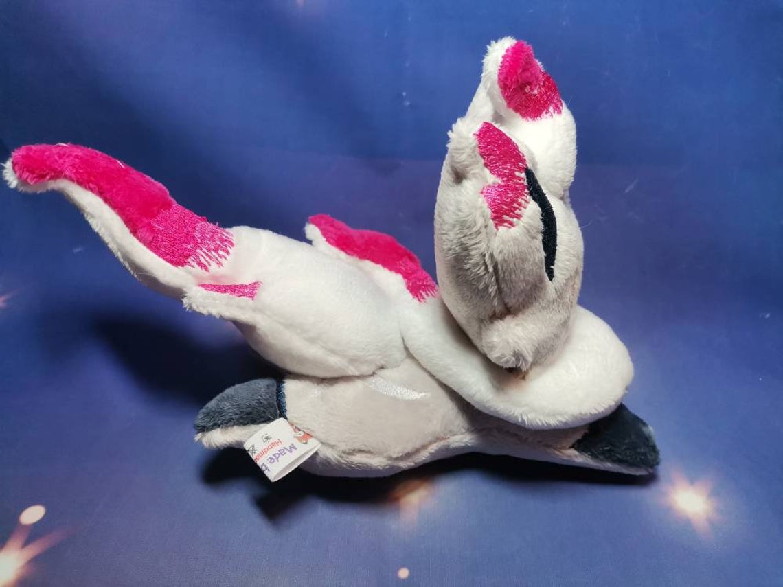 Cute Fluffy Custom Fanart Hisuian Zorua Plush | Etsy