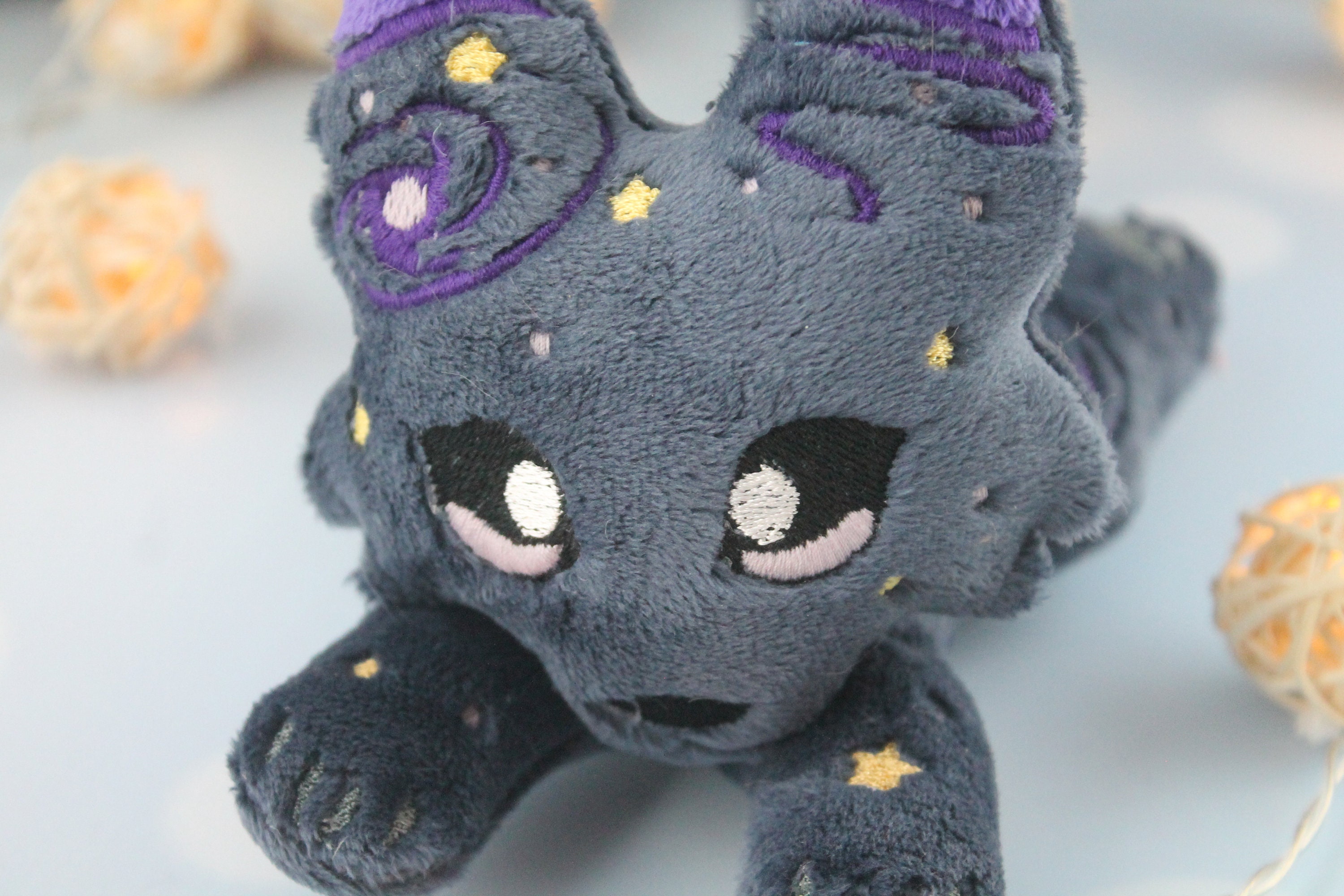 Galaxy Wolf Plush | Etsy