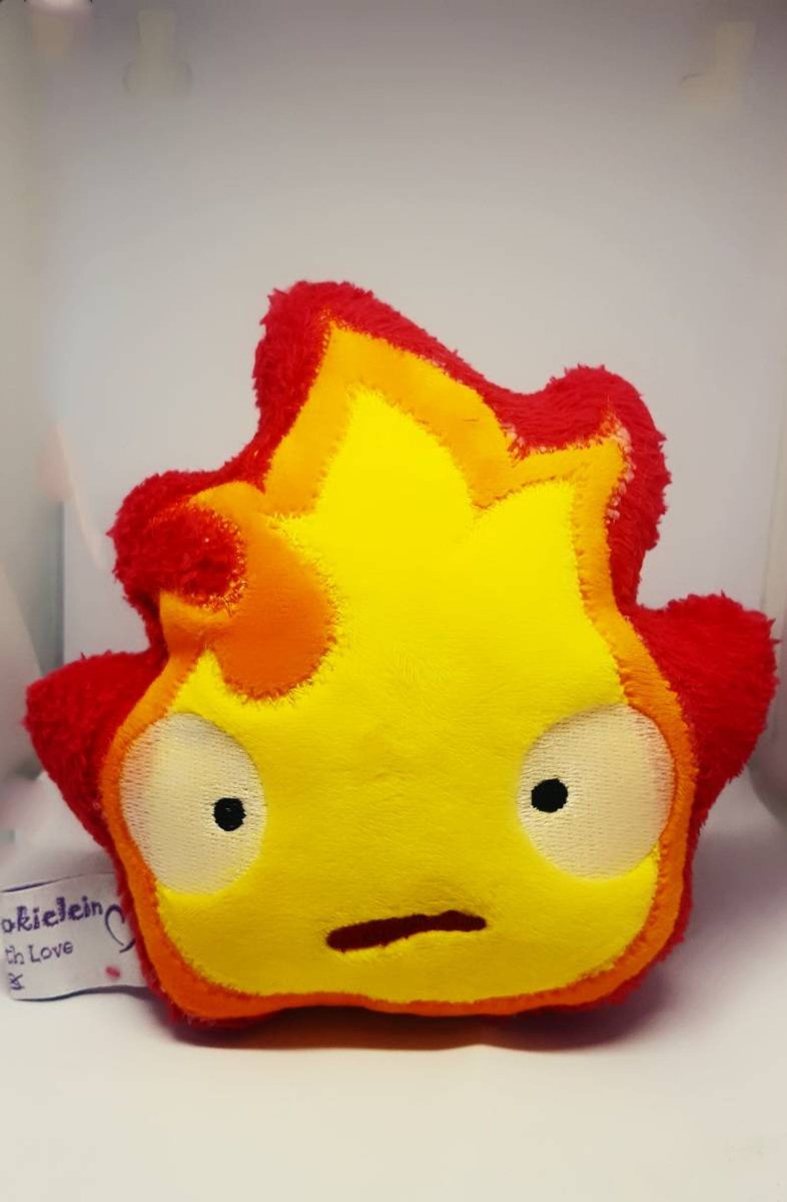 Custom Fanart Little Fire Calcifer Plush | Etsy