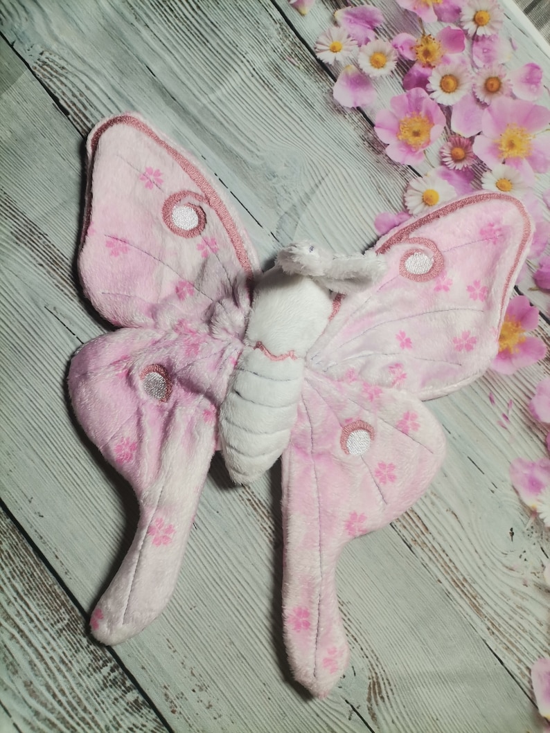 Sakura Moth Plush - Etsy