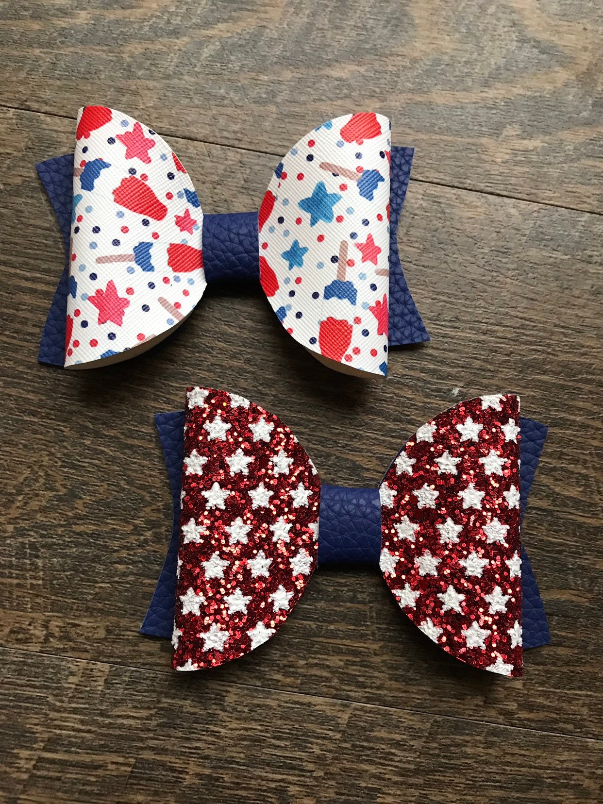 4 de julio lazo de pelo lazo de pelo estrella moño de pelo - Etsy España