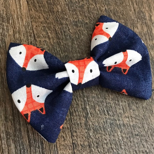 Fox Hair Bow - Etsy