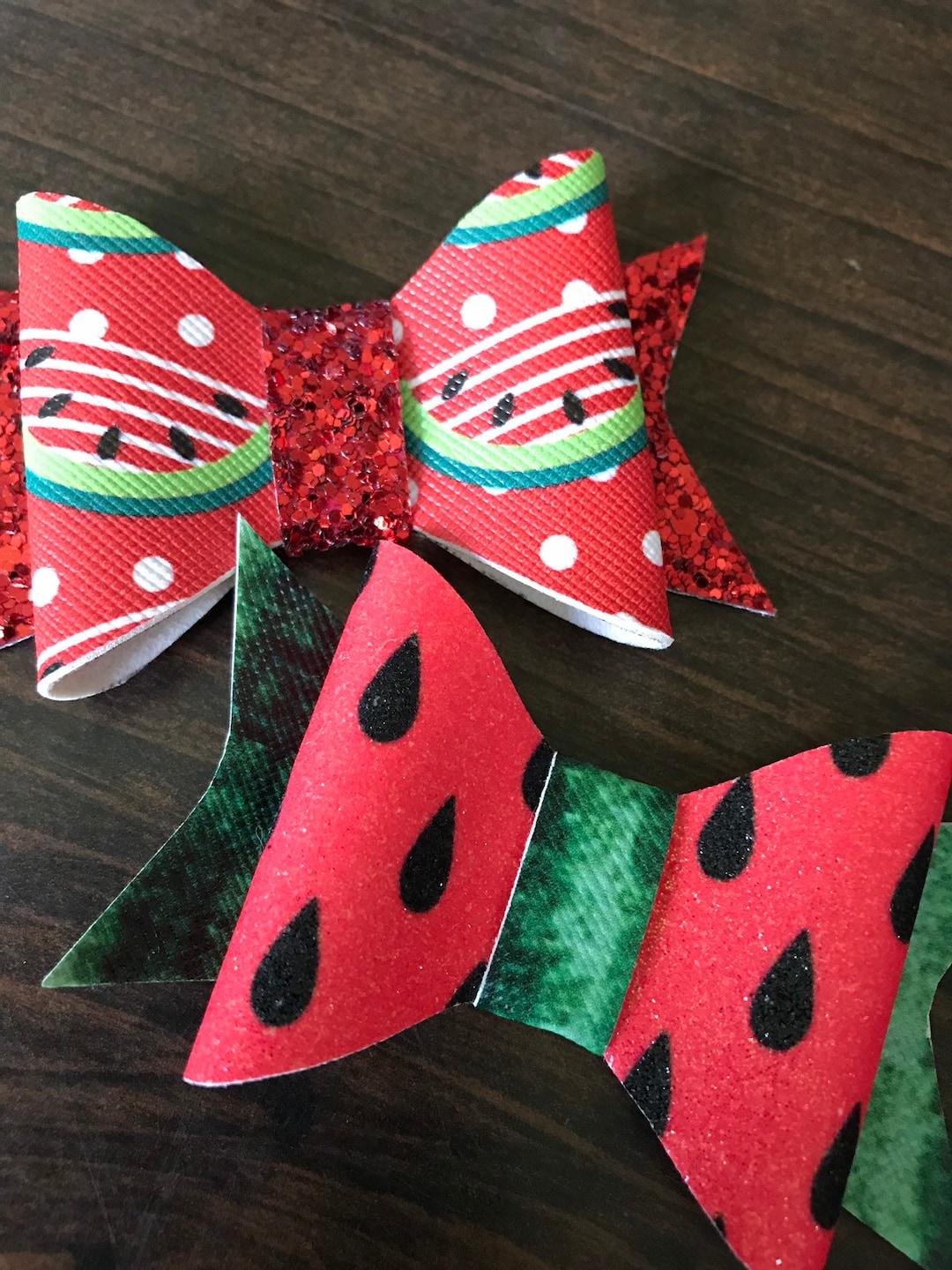 Watermelon Hair Bow, Watermelon Seed Hair Bow, Watermelon Headband ...