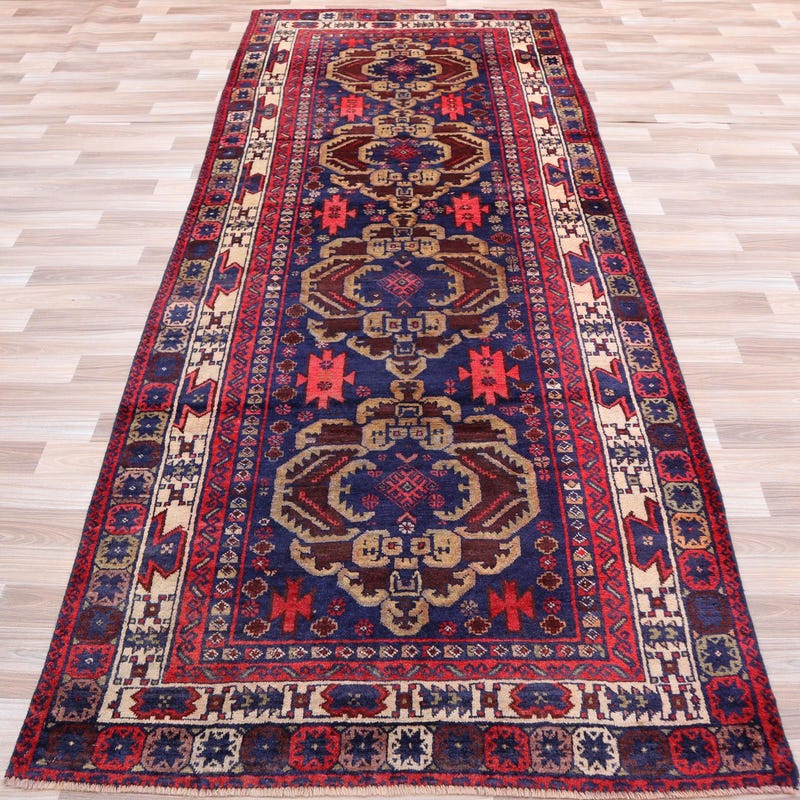 Red Persian Rug - Etsy